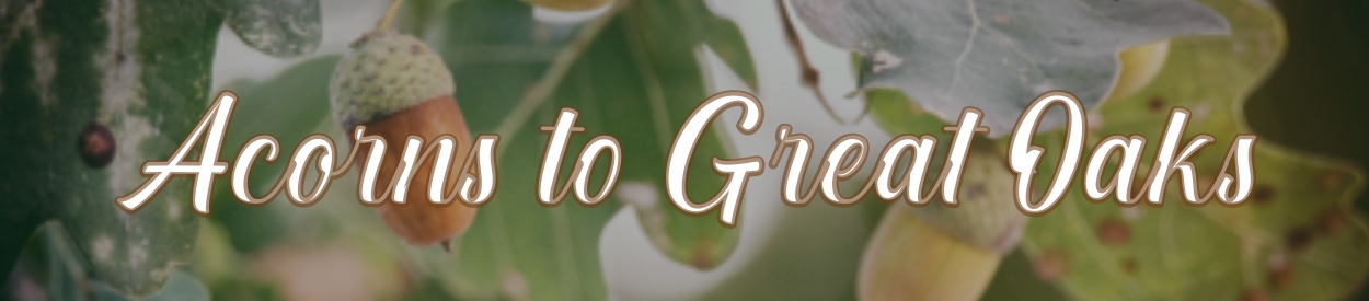 Acorns to Great Oaks